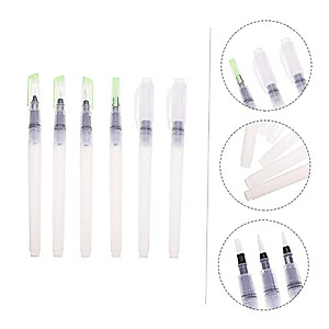 Painting Brushes 1 Set 6pcs Water Storage Pen Artist Paint s Paintbrushes Water s Birthday Set Calligraphy Pen Set Paint Brush Sets Hand Painting Brush Student Paintbrushes