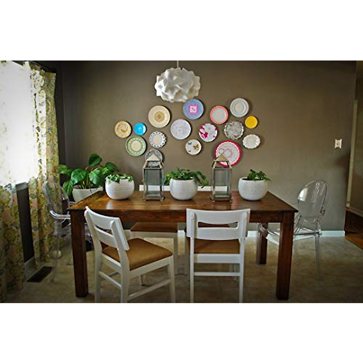 Flatirons Disc Adhesive Medium Plate Hanger Set (4-3 Inch Hangers)