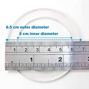 GROSCHE Milano Stovetop Espresso Maker Moka pot 3 espresso Cup - 5 oz, Silver and 3 Replacement Seals Gaskets Bundle Stove top coffee maker Moka Italian espresso coffee maker and replacement gaskets