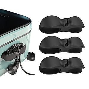 Sngihurg Cord Organizer for Kitchen Appliances,3pack Upgraded Kitchen Cord Organizer,Appliance Cord Organizer Stick On Appliances Blender,Coffee Maker,Pressure Cooker,Toaster-Black