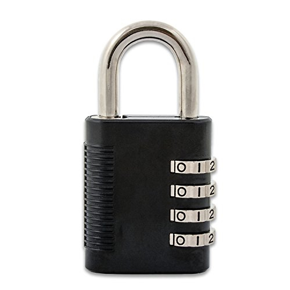 FJM Security SX-575 Locker Combination Padlock with Key Override and Code Discovery, Black