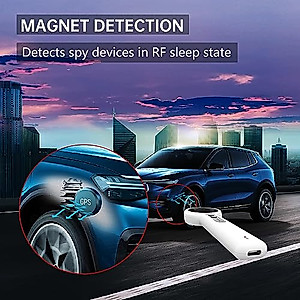 KILLOVE Hidden Camera detectors Bug Detector Anti spy Camera RF GPS Tracker Detector Magnet Detection Vibration Detection Sound Vibration Light Three Kinds of prompts for car Indoor Outdoor