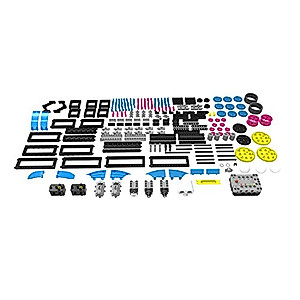 Thames & Kosmos Robotics Workshop Model Building & Science Experiment Kit | Build & Program 10 Robots with Ultrasonic Sensors | Program & Control with App for iOS & Android