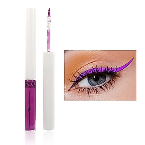 Eyret Yellow Liquid Eyeliner Colorful Eyeliners Waterproof Eyeliner Neon Makeup Cosmetic for Women and Girls