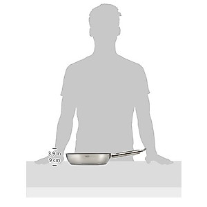 RÖSLE Frying Pans, Stainless Steel, Stainless Steel, 44 x 26 x 6 cm