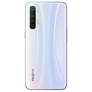 realme XT (128GB, 8GB RAM) 6.4" AMOLED, 64MP Quad Camera, Snapdragon 712, Dual SIM GSM Unlocked, US + Global 4G LTE International Model - RMX1921 (Pearl White, 128GB + 64GB SD + Case Bundle)