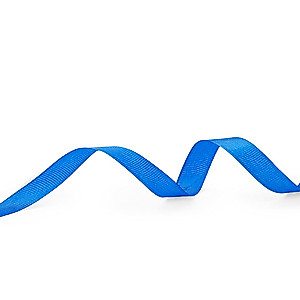 LIUYAXI 5/8" X 50 Yards Solid Blue Grosgrain Ribbon, Perfect for Crafts, Wedding Decor, DIY Hair Accessories, Sewing, Gift Package Wrapping and More