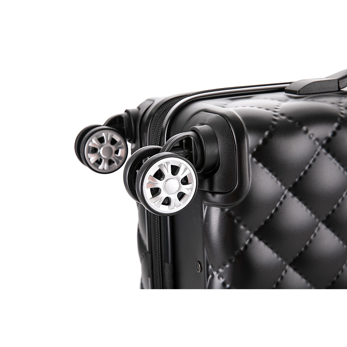 Rockland Melbourne Hardside Expandable Spinner Wheel Luggage, Quilt, Carry-On 20-Inch