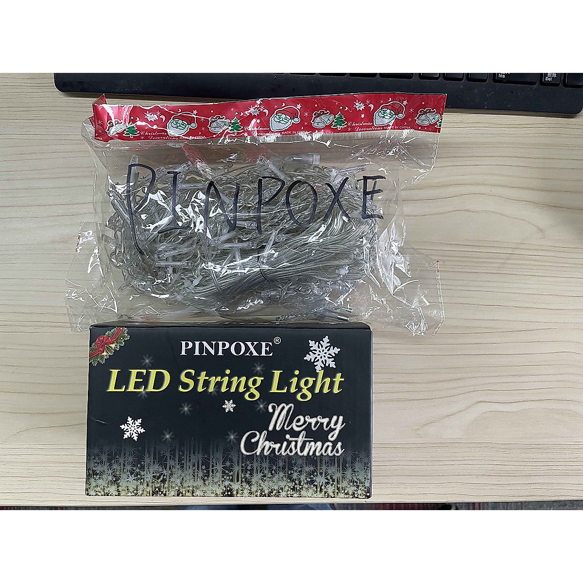 Qedertek Solar String Lights, 72ft 200 LED Fairy Lights, 8 Modes Ambiance Lighting for Outdoor, Patio, Lawn, Landscape, Garden, Home, Wedding (4 Pack, Cool White)