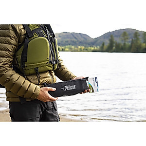 Pelican Universal SUP & Kayak Comfortable Carrying Shoulder Strap - Universal Adjustable Sling with Built-in Paddle Loop- Black