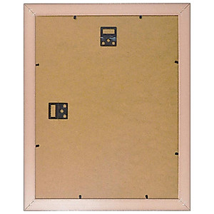 Golden State Art, 11x14 Photo Frame with White Mat for 8x10 Pictures & Real Glass, 1.25-Inch Wide, Dark Gold