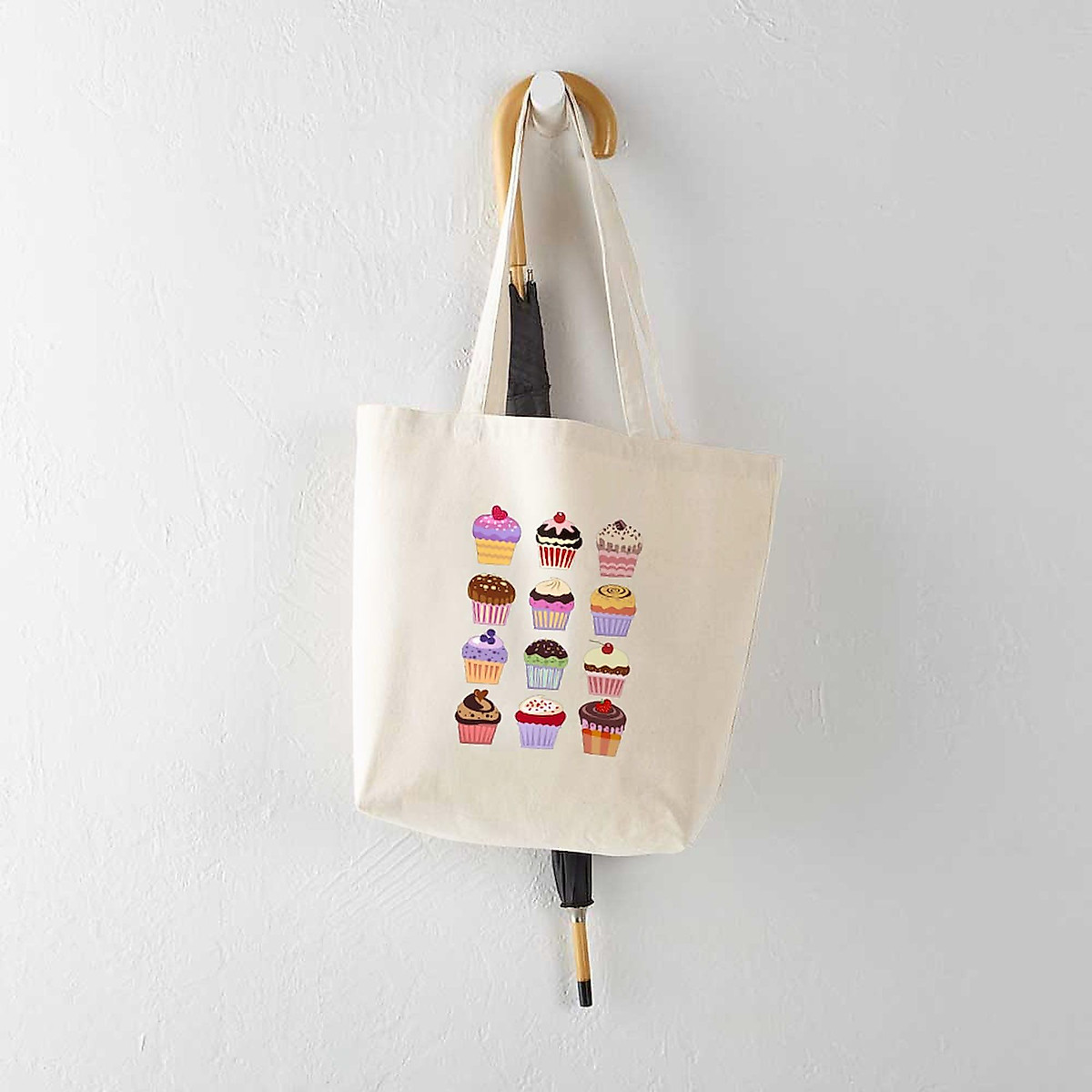 CafePress Dozen Of Cupcakes Tote Bag Canvas Tote Shopping Bag