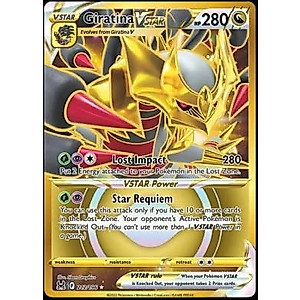 Pokemon - Giratina Vstar 212/196 Lost Origin - Secret Rare Gold Holo Foil
