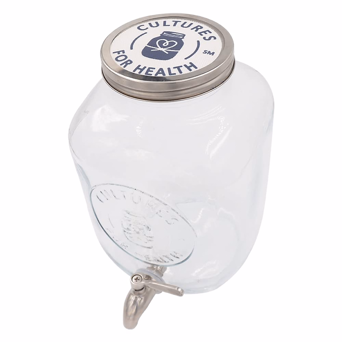 Cultures for Health Continuous Kombucha Brewing Jar with Spigot | 5 Liter Glass Jar with Spout for DIY Fermentation | Long Term Kombucha SCOBY Hotel Jar | Daily Kombucha Tea Probiotic Drink Dispenser