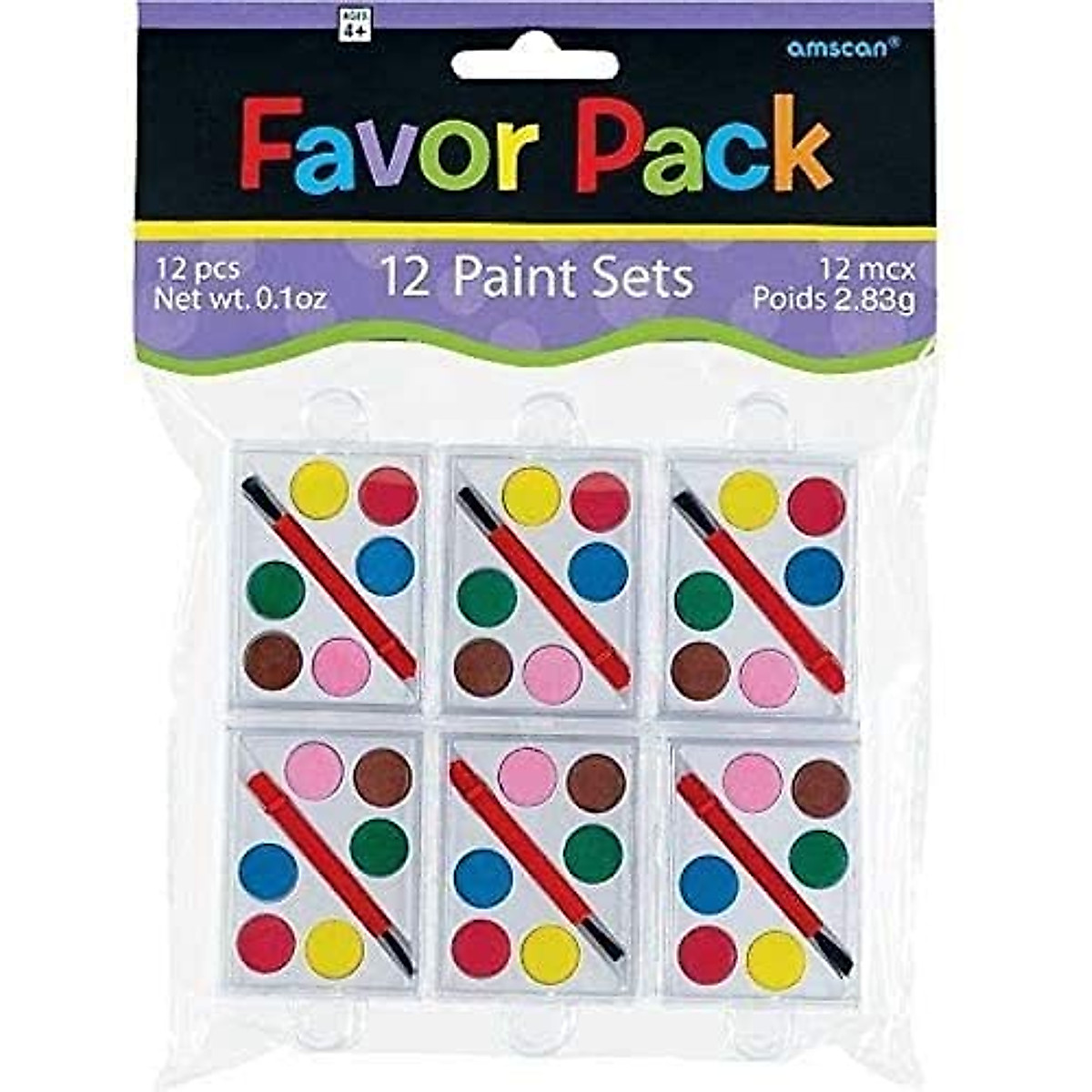 Watercolor Paint Sets | Multicolor | Pack of 12