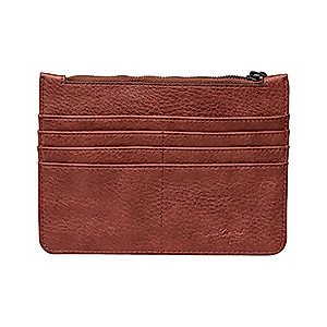 Concealed Carry Emery Crossbody with RFID Slim Wallet by Lady Conceal (Mahogany)