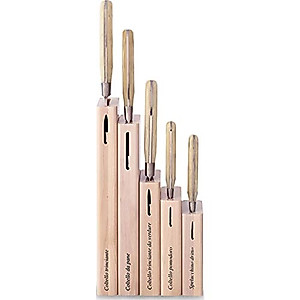 Coltellerie Berti 5 Piece Insieme Kitchen Knife Set - White