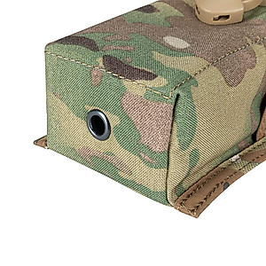 EXCELLENT ELITE SPANKER Tactical Universal Radio Holster Pouch Holder Case Bag Molle Adjustable Military Walkie Talkie Holder(Multicam)