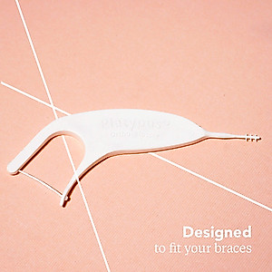 Platypus Orthodontic Flossers - Dental Floss Picks for Braces and Orthodontic Toothbrush Bundle - 2 Packs Ortho Flossers and 1 Ortho Toothbrush
