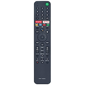 RMF-TX500U Voice Replace Remote Applicable for Sony Bravia TV KD-75X75CH XBR-55A8H XBR-55X950G XBR-65A8H KD-65X750H XBR-49X950H XBR-75X900H XBR-75X850G XBR-65X90CH KD-65X75CH XBR-65X950G XBR-75X950G