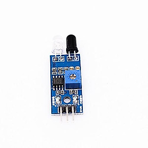 10Gtek# IR Infrared Obstacle Avoidance Sensor Module for Arduino Smart car Robot Raspberry Pi 3, Pack of 10