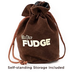 Wiz Dice - Fudge Dice GM Starter Set - Polyhedral Set with Bag for RPG Adventure Games - D6 Dice with Plus, Minus, and Blank Faces - Mystical - 20 ct