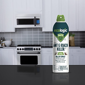 Ecologic Ant & Roach Killer, Indoor Defense, Also Kills Spiders & Crickets, (Aerosol Spray) 14 fl Ounce