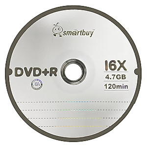 Smartbuy 200-disc 4.7GB/120min 16x DVD+R Logo Top Blank Media Record Disc + Free Micro Fiber Cloth