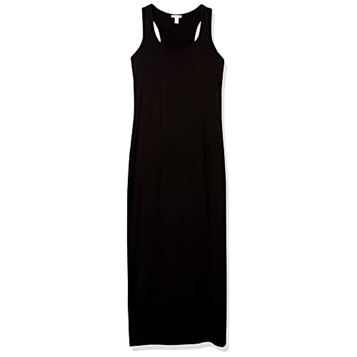 Amazon Essentials Women's Supersoft Terry Racerback Maxi Dress (Previously Daily Ritual), Black, Medium