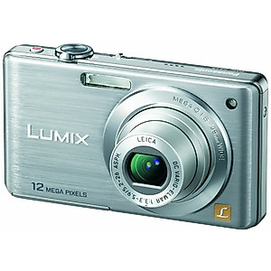 Panasonic Lumix DMC-FS15 12MP Digital Camera with 5x MEGA Optical Image Stabilized Zoom and 2.7 inch LCD (Silver)