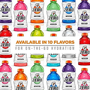 Gatorade Zero Sugar Thirst Quencher, 4 Flavor Classic Variety Pack, 12 Fl Oz, Pack of 24