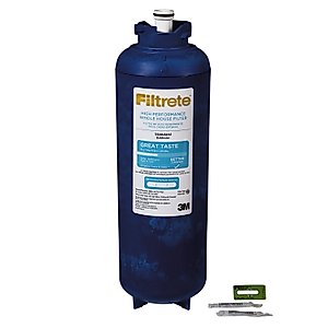 Filtrete Large Capacity Whole House Quick-Change Replacement Water Filter Cartridge 4WH-QCTO-F01, 1 Pack, for use with 4WH-QCTO-S01 System