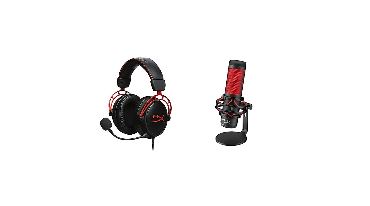 HyperX Cloud Alpha & QuadCast Headset Bundle - Elevate Gaming