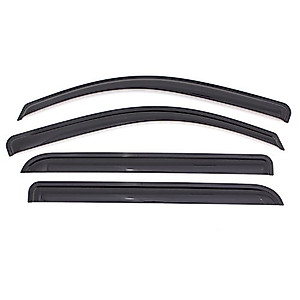 Auto Ventshade [AVS] Outside Mount Ventvisor | 2014 - 2018 Kia te Sedan- Smoke, 4 pc. | 94544