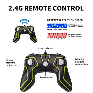 Sugoiti Remote Control Car, Red RC Stunt Car for Kids 4WD Off Road Rechargeable 2.4GHz Double Sided Rotating 360° Flips Vehicles Gift for Boys & Girls Christmas New Year