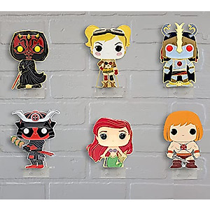 Clear Plexiglass Wall Stand, Stick On, Single Shelf No Nails or Screws, 24 pack