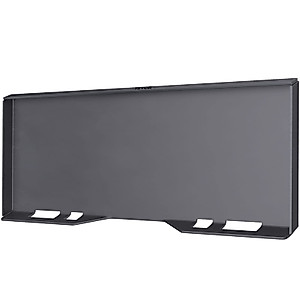 VEVOR 1/4" Skid Steer Attachment Plate Steel Skid Steer Mount Plate Quick Attachment Loader Plate Easy to Weld or Bolt to Different Accessories