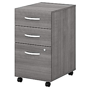 Bush Business Furniture Studio C File Cabinet, Platinum Gray