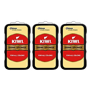 KIWI Shoe Shine Polishing Sponge (Pack of 3)