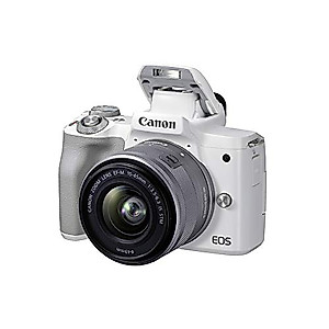 Canon EOS M50 Mark II + EF-M 15-45mm is STM Kit White