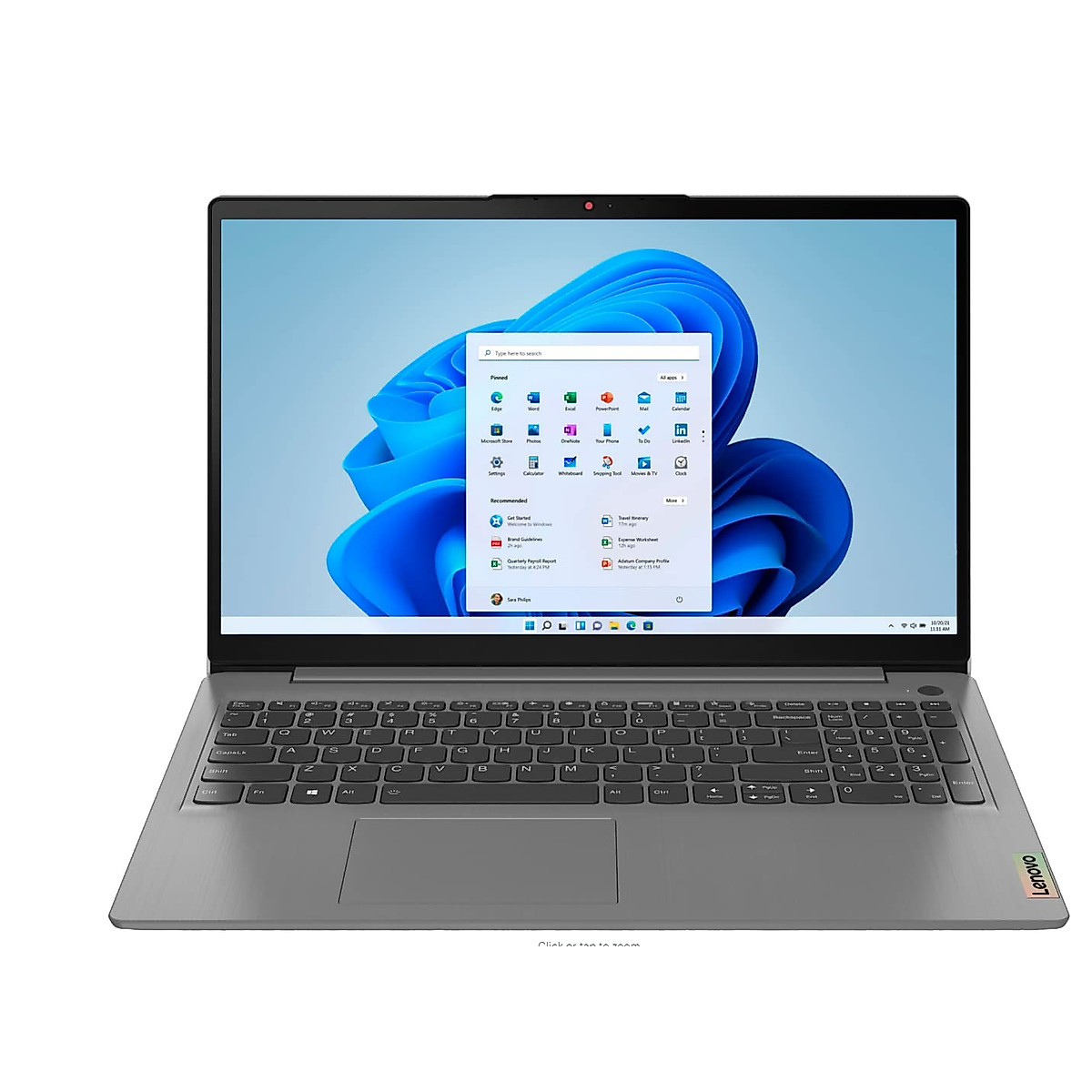 Lenovo New Ideapad 3 15.6" FHD Touch Screen Laptop|Intel Core i5 11th Gen |12GB RAM, 256GB SSD| HDMI|Baclit Keyboard|Arctic Grey Windows 11