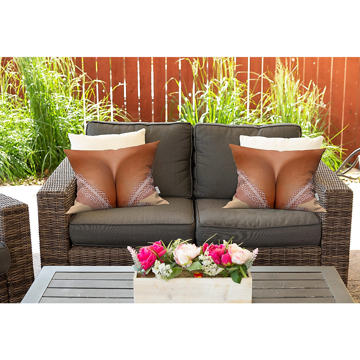 Taysta Decorative Throw Pillow Cases Covers Boob Big Boobs 20x26 Decor Pillow Cove Case Pillowcase Two Sided