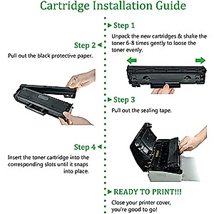 greencycle 6 Pack Compatible Toner Cartridge Replacement for Samsung 115L MLT-D115L MLTD115L Use in Xpress SL-M2880FW SL-M2870FW SL-M2830DW M2820 M2830 M2870 M2880 Printer