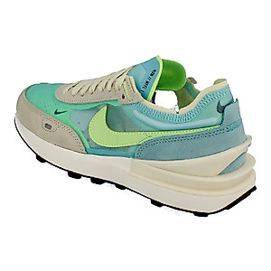 Nike Womens WMNS Waffle One DC2533 401 Bleached Aqua/Lime - Size 7.5W