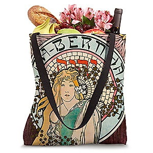 Renaissance Theater Sarah Bernhardt Paris Alphonse Mucha Tote Bag
