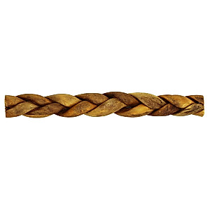 Bark & Harvest Beef Collagen Puff Braid Dog Treat Large | All Natural & Long Lasting | Bully Sticks & Rawhide Alternative Dog Chew | Support Healthy Joints, Skin & Coat | 12" Chew
