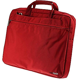 Navitech Red Carry Case/Cover Bag For Portable dvd players Including the UEME 9 inch