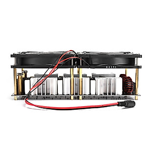 Induction Heater, ZVS 2500W 12-48V Induction Heater, Heating PCB Board Module, Return Controller, with Crucible Water Pump Tube, with Stable Performance