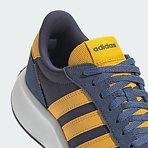 adidas Men's Run 70s Sneaker, Ink/Bold Gold/Crew Blue, 12