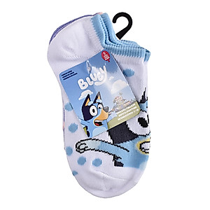 Bluey Kids No Show Socks, Pink, Small